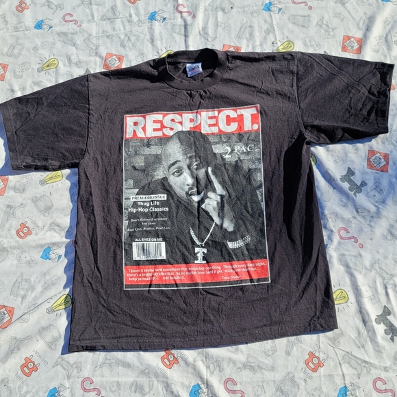 Pro Club | Shirts | Tupac Respect Magazine Pro Club T Shirt | Poshmark